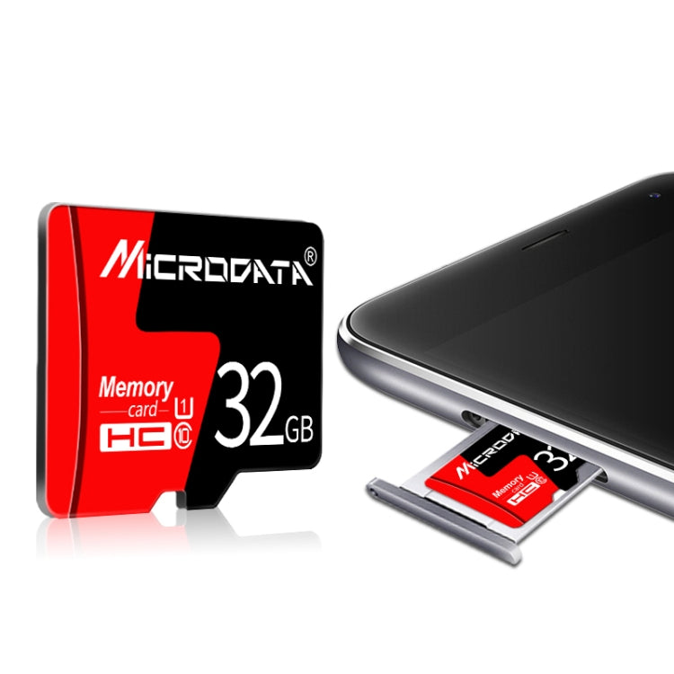 MICRODATA 8GB U1 Red and Black TF(Micro SD) Memory Card – Maverick Sales