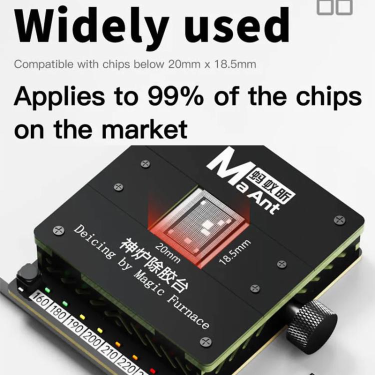 MaAnt SL-2 Cell Phone Fixed CPU Font IC Chip Heating Degumming Platfor – Maverick Sales