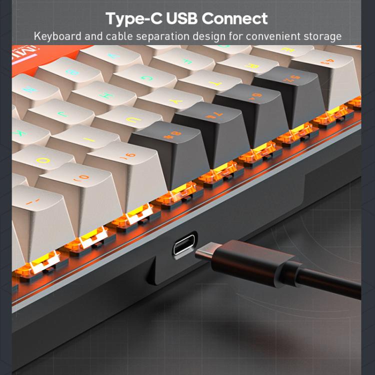 iMICE GK-690 Type-C Wired Mechanical Keyboard(Black) – Maverick Sales