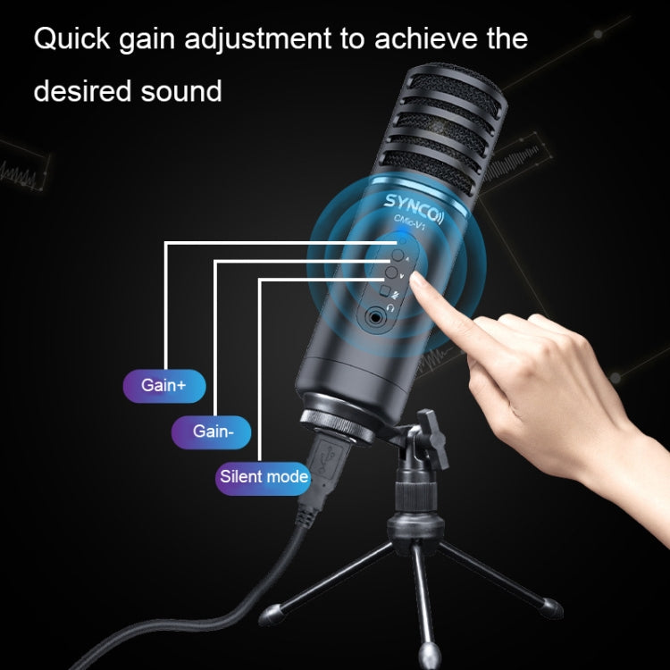 SYNCO V1 Live Large-diaphragm Radio Microphone(Black) – Maverick Sales