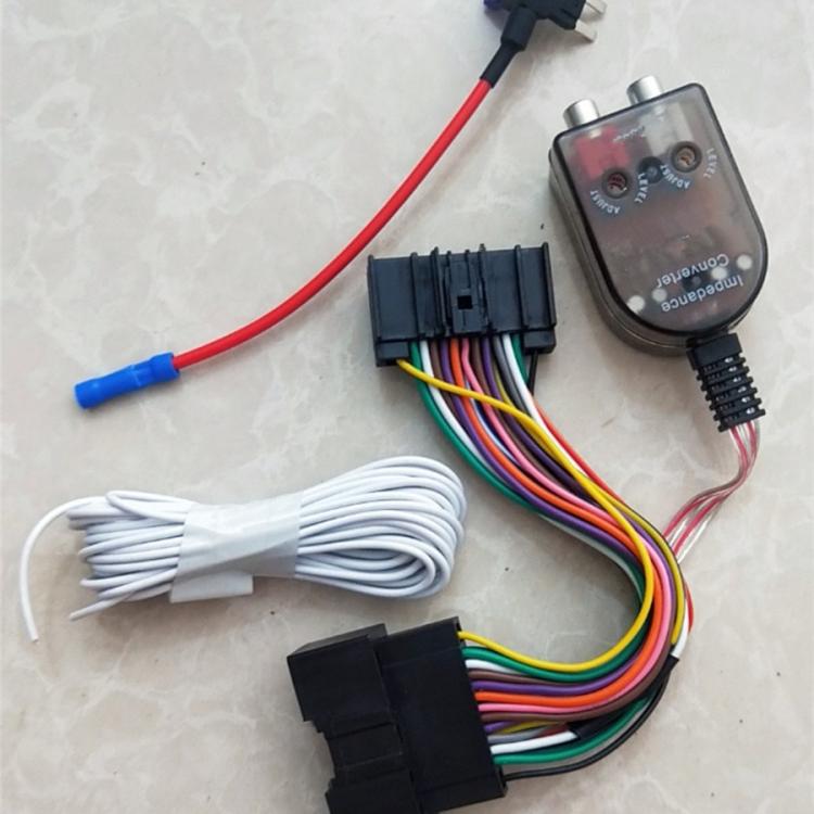 Subwoofer High to Low Line Output Converter Harness Cable for Ford Foc ...