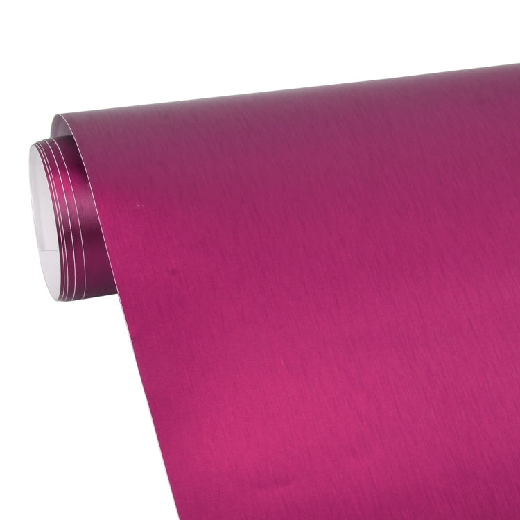 1.52 * 0.5m Waterproof PVC Wire Drawing Brushed Chrome Vinyl Wrap Car ...