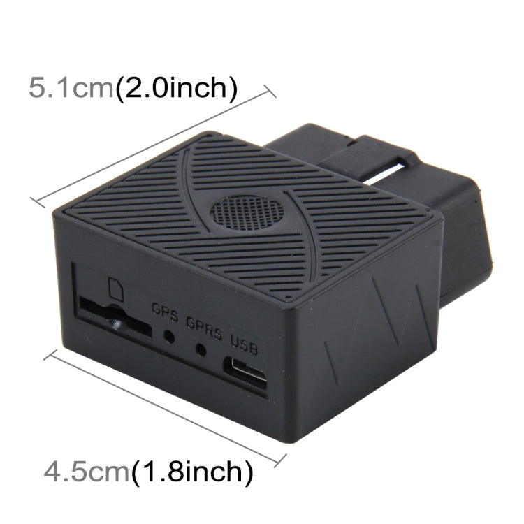 OBD GPS Vehicle Positioning Device(GPS+2G GSM+SMS / GPRS) Quad-band Sy ...