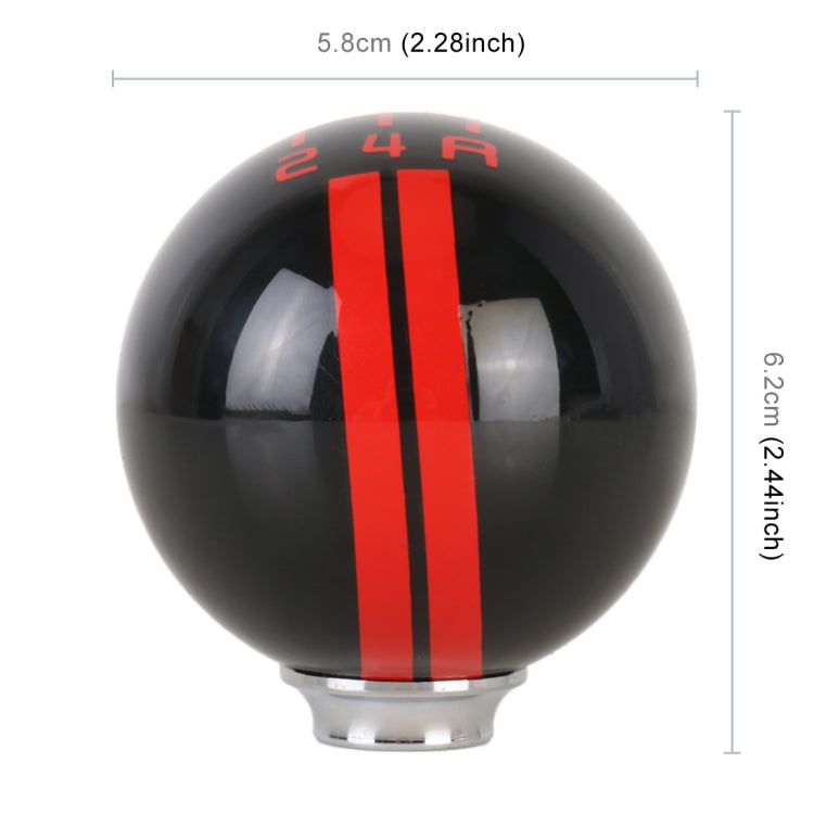 Universal Vehicle Ball Shape Modified Resin Shifter Manual 5-Speed Gea ...