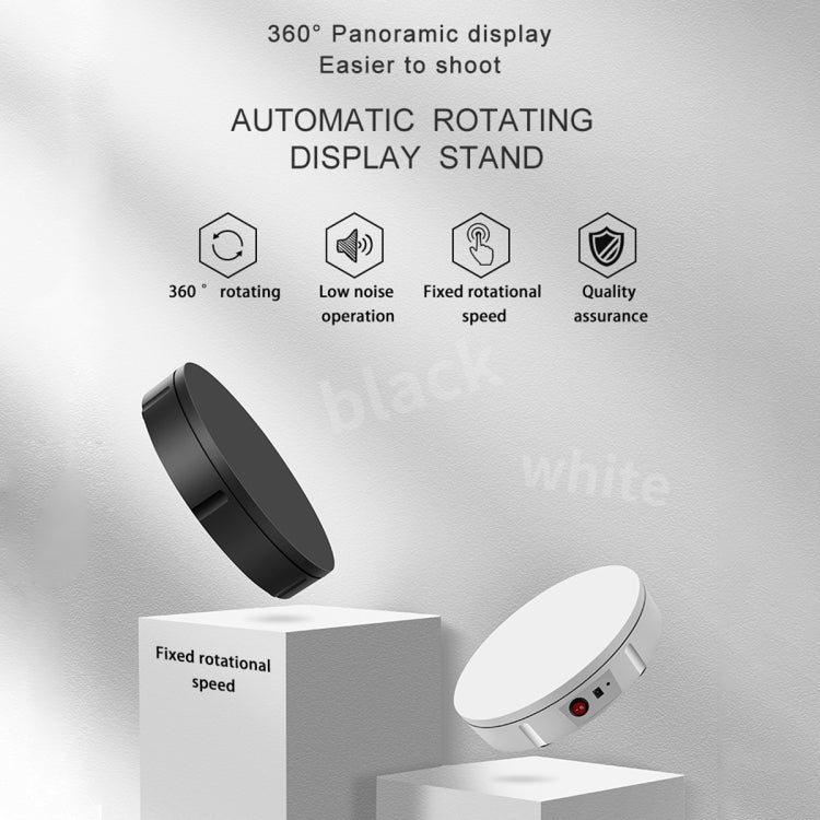 22cm Electric Rotating Display Stand Video Shooting Props Turntable, L ...