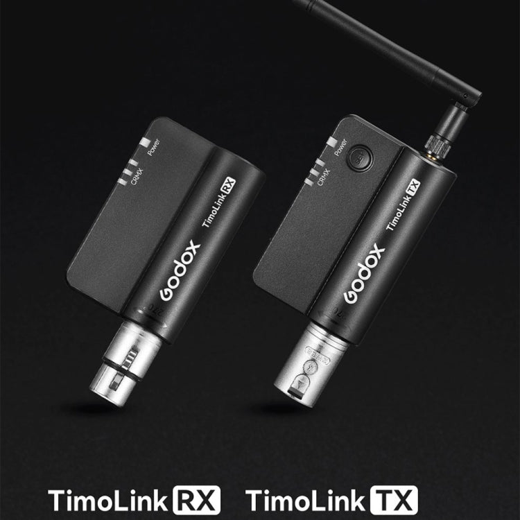 Godox TimoLink TX & RX Wireless DMX Transmitter & Receiver (Black ...