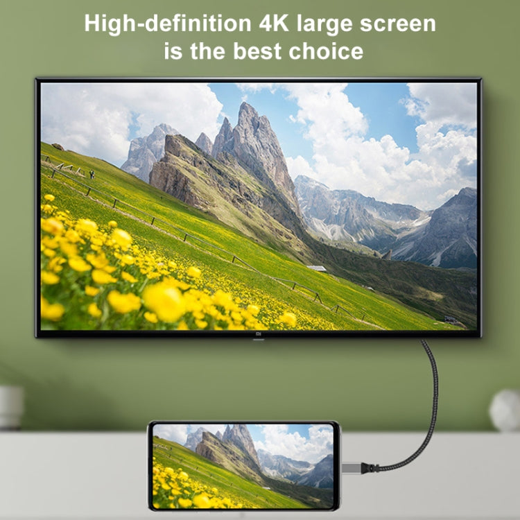 Downward Bend HDMI Male to Female 4K UHD Extension Cable Computer TV A ...
