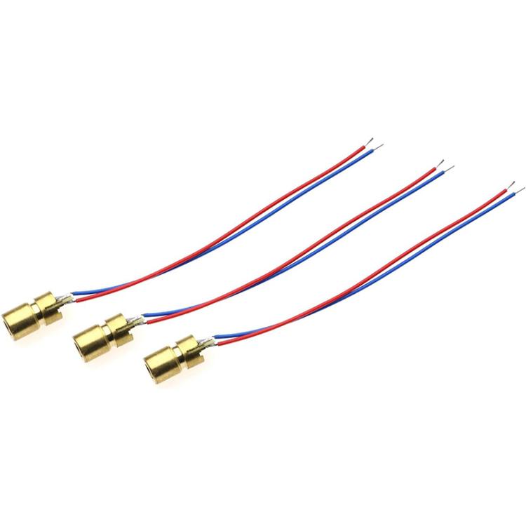 5V 10pcs/Pack Adjustable Diode Laser Head Red Dot Laser Module ...