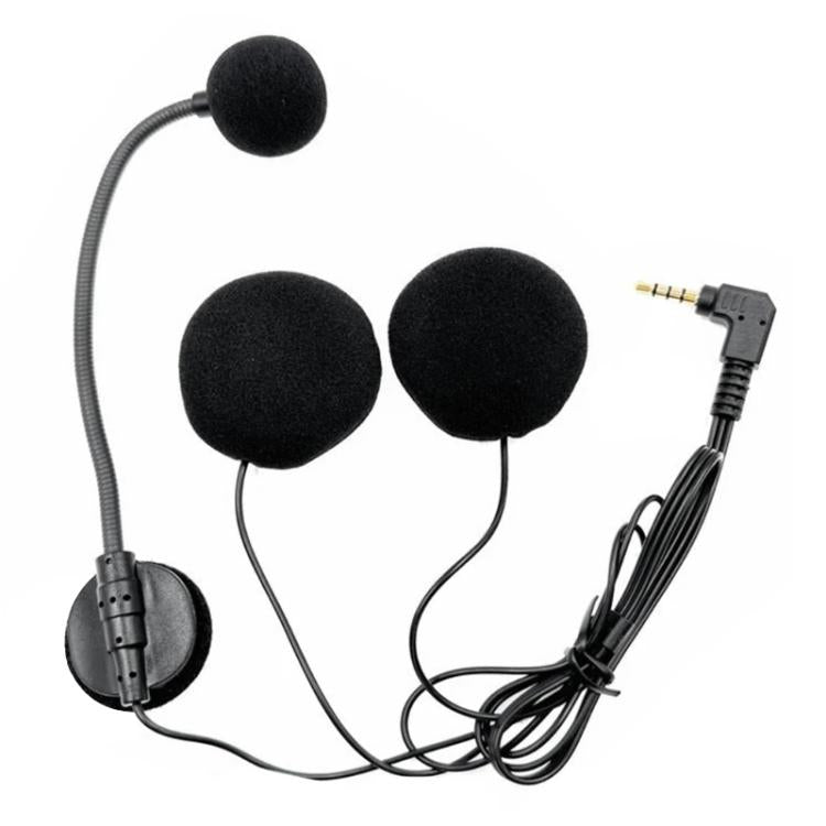Motorcycle Half Helmet Intercom Headset Microphone(Black) – Maverick Sales
