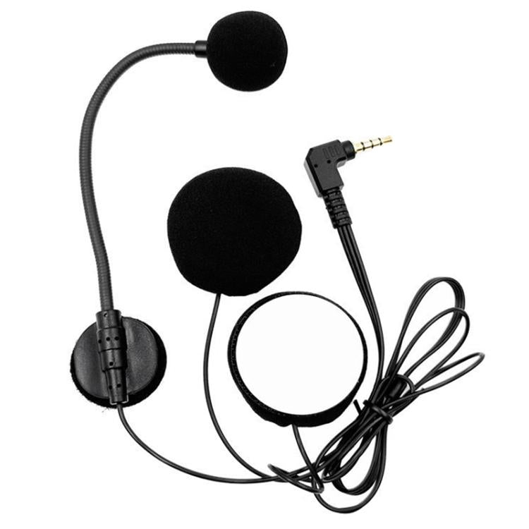 Motorcycle Half Helmet Intercom Headset Microphone(Black) – Maverick Sales