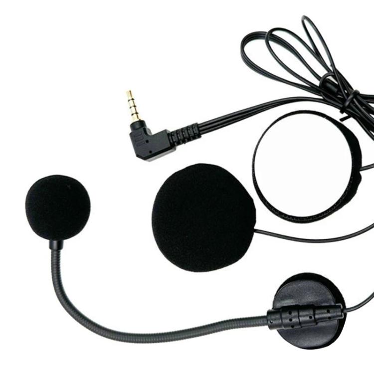Motorcycle Half Helmet Intercom Headset Microphone(Black) – Maverick Sales