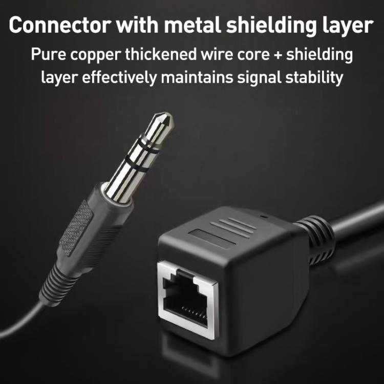 3.5mm Male to RJ45 Female Network Port Touch Screen Adapter Cable for ...