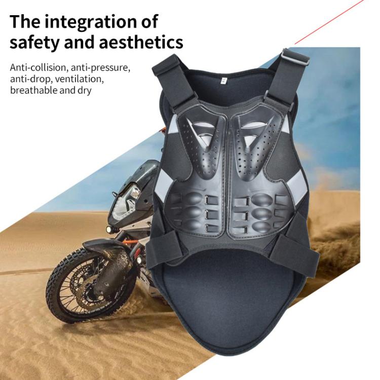 GHOST RACING GH-HJY08 Motorcycle Armor Vest Chest Protector Riding Har ...