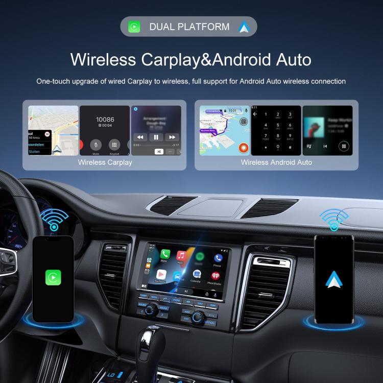 Car CarPlay and Android Auto Wired to Wireless Smart Box USB Adapter(B ...