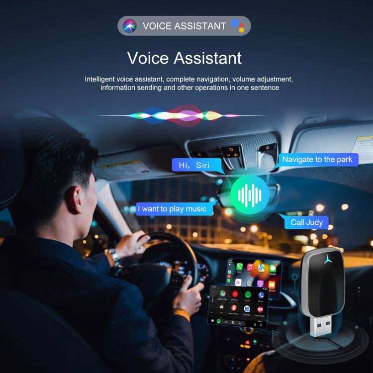 Car CarPlay and Android Auto Wired to Wireless Smart Box Adapter with ...