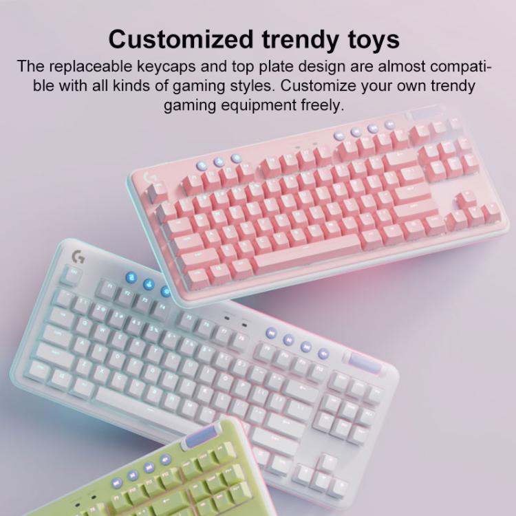 Logitech G715 Dual-Mode 87-Key RGB Wireless Bluetooth Mechanical Keybo ...