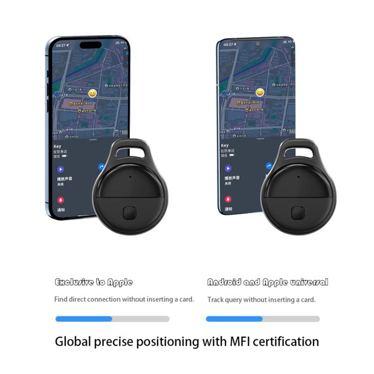 JHX05 iOS Mini GPS Global Smart Location Tracker Anti-lost Device(Blac ...