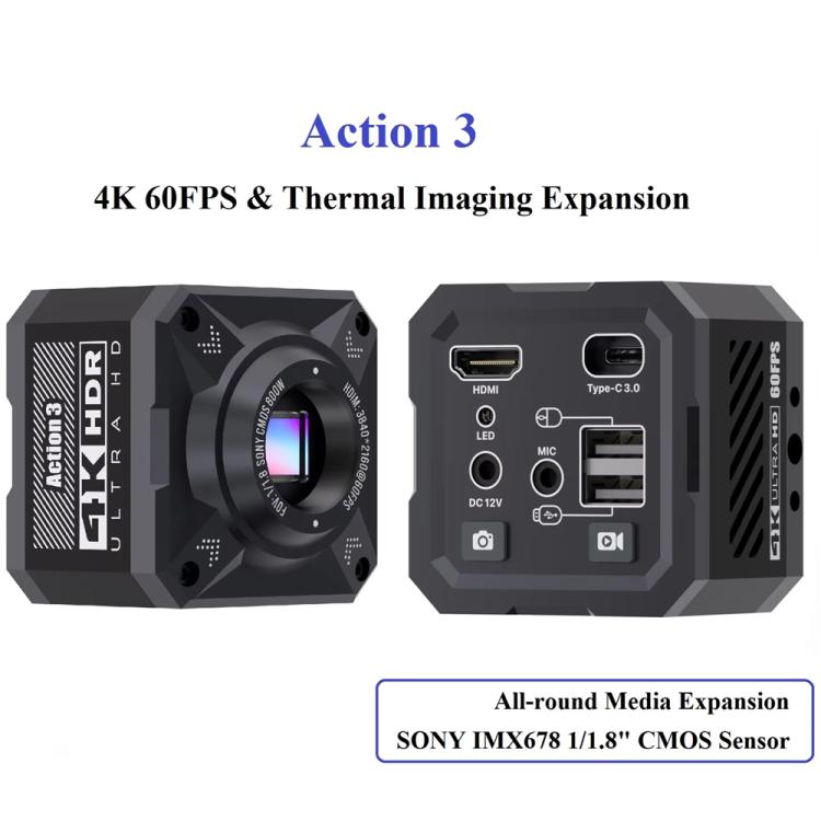 Mechanic Action3 HDMI / USB Thermal Imaging 4K HD Microscope Camera, P ...