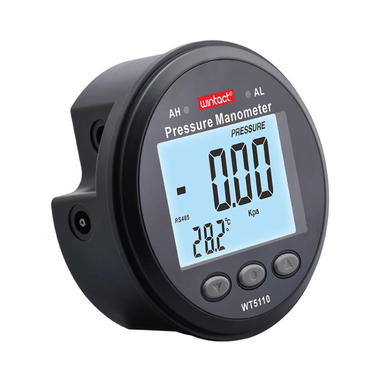 Wintact Portable Hight Precision Pressure Manometer with Temperature C ...