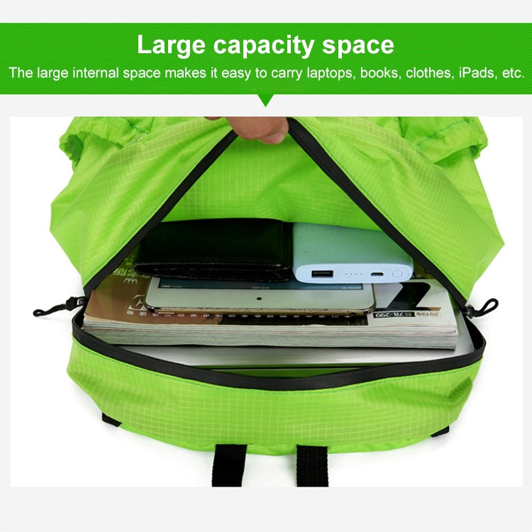HAWEEL Portable Foldable Waterproof Backpack Folding Bag (Green ...