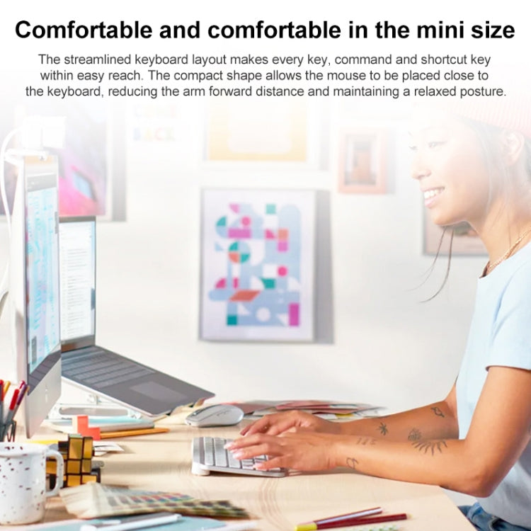 Logitech MX Keys Mini Mac Version Wireless Bluetooth Ultra-thin Smart ...