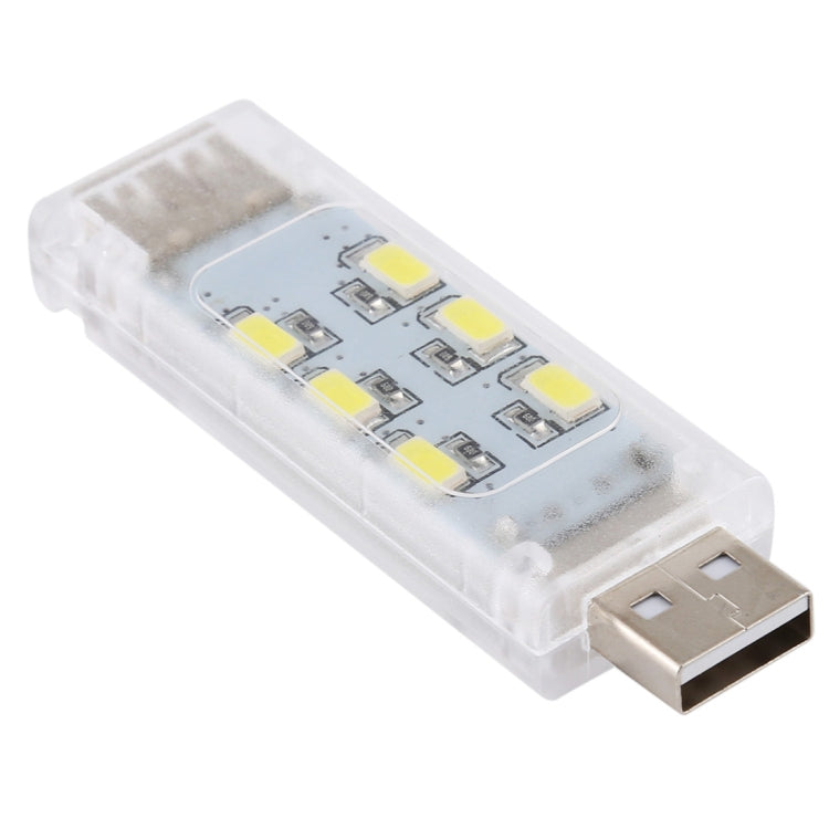 12 LEDs Double Sided Stackable USB Light(White Light) – Maverick Sales