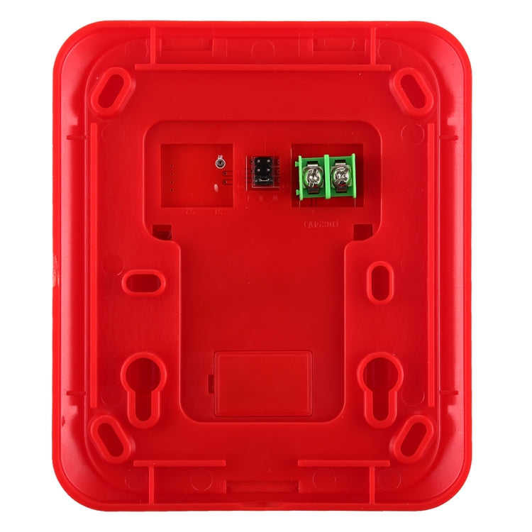 Sound-light Fire Alarm Warning Strobe Horn Alert Safety System Sensor ...