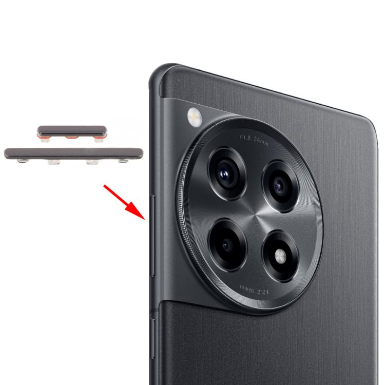 For OnePlus 12R Power Button and Volume Control Button (Titanium Color ...