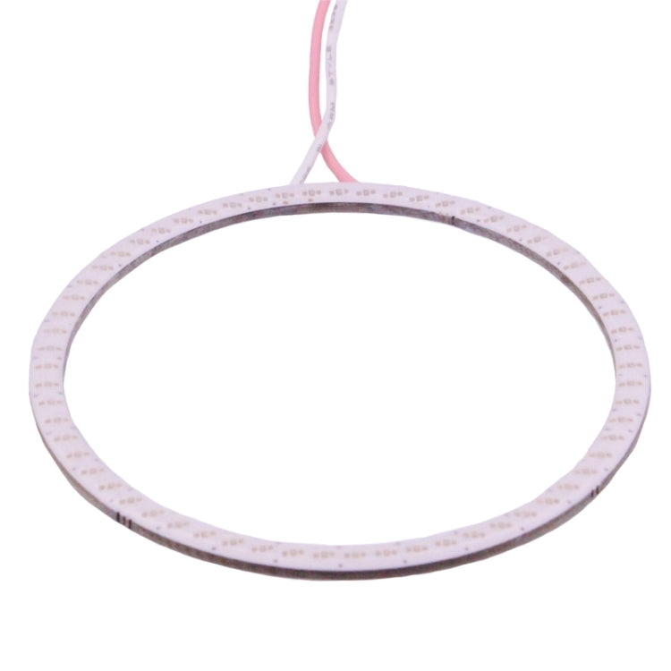 80mm 5W 180LM Angel Eyes Circles Car Headlight Red Light COB LED Light ...