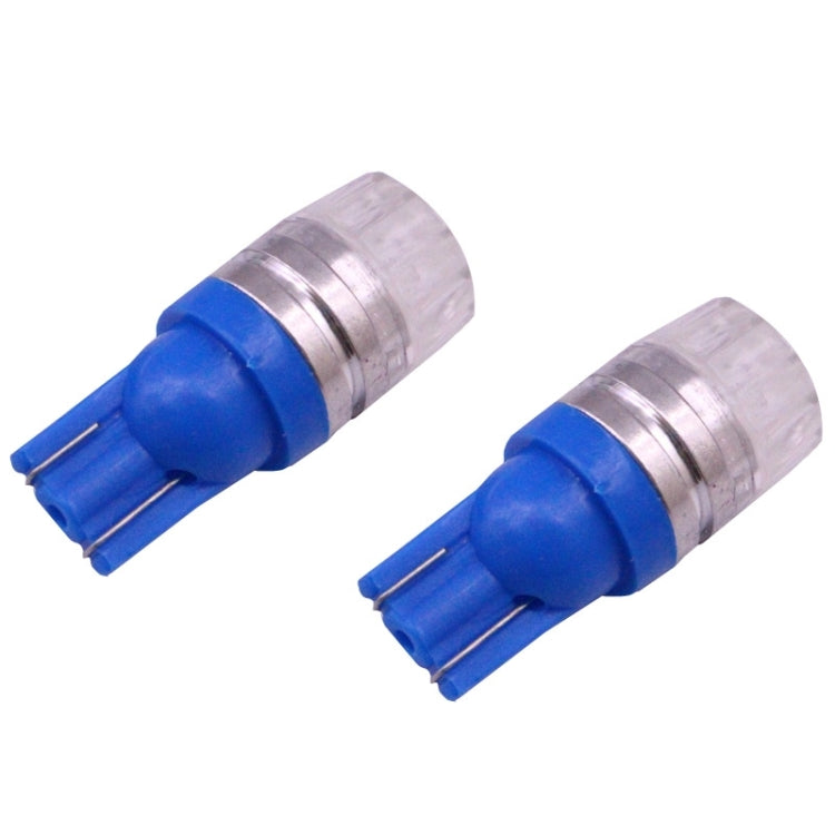 2 PCS T10 1.5W 60LM 1 LED Dark Blue COB LED Brake Light for Vehicles ...