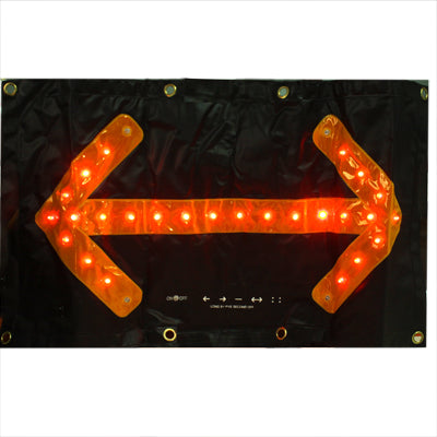 30 LED Car Safety Hazard Traffic Two-way Arrow Direction with Key Indi ...