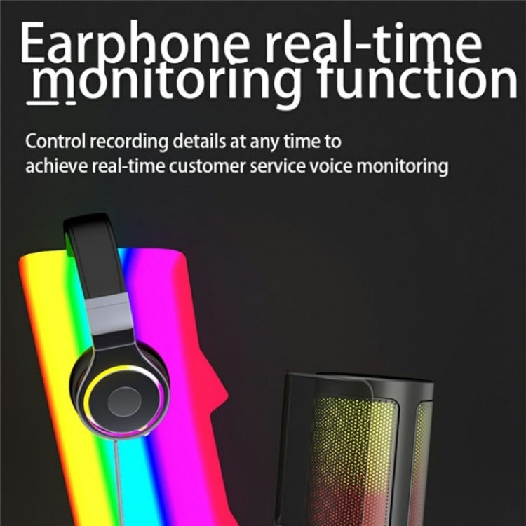 ME6P Professional USB Desktop Recording Microphone with RGB Light ...