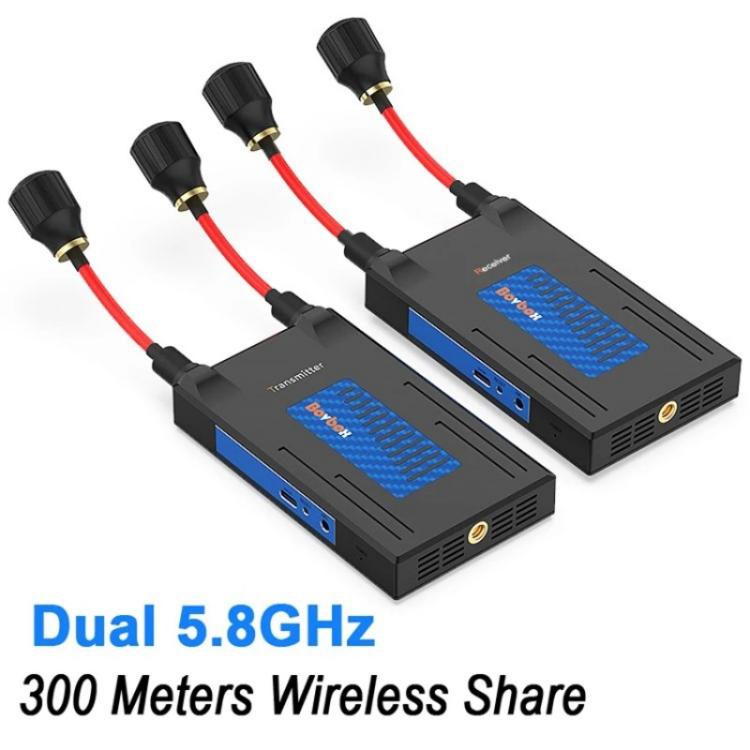 BOVBOX 092 Pro Audio Video Transmitter Receiver 300m Wireless HDMI Ext ...