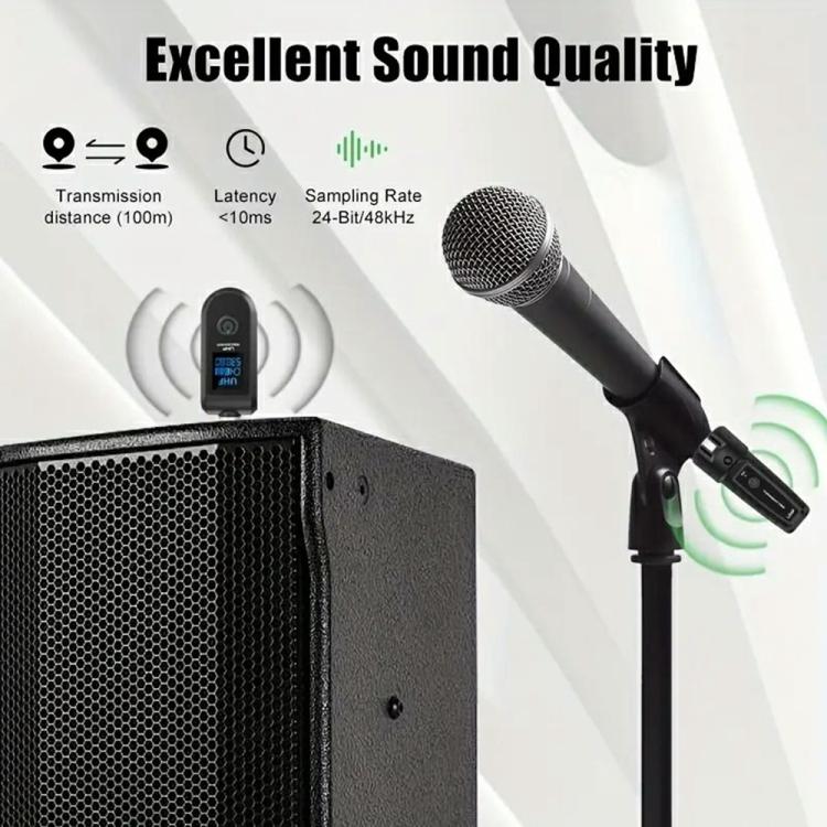 K1 For Handheld Dynamic Mic Wired to Wireless Microphone Converter, 2 ...