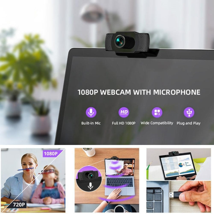 HD 1080P Megapixels USB Webcam Camera CMOS Sensor with MIC for Compute ...