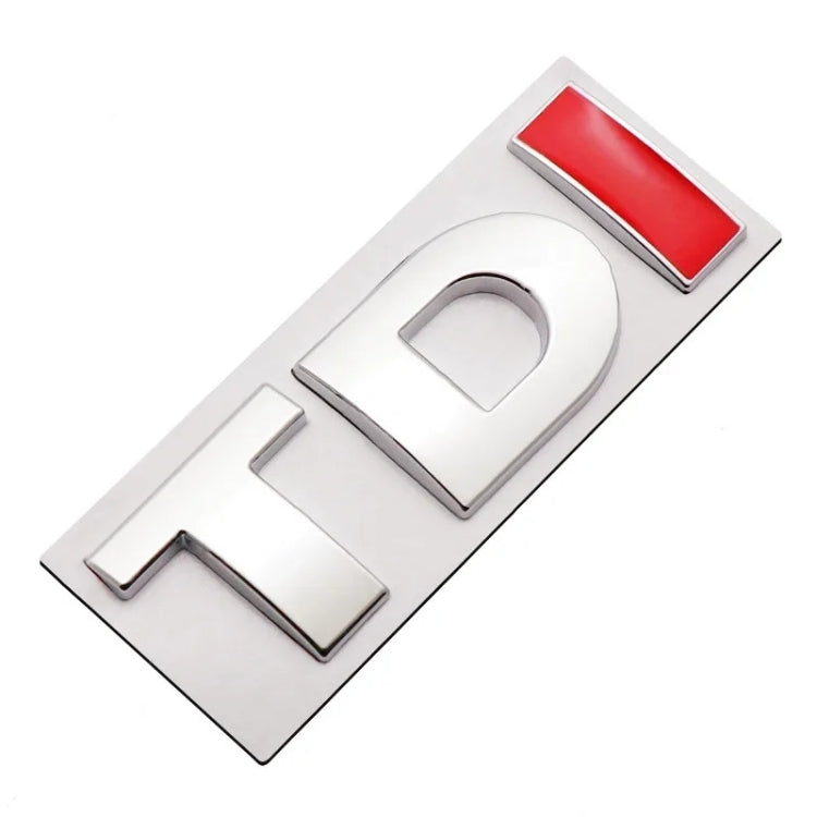 DIY TDI 3D Badge Emblem Decal Car Sticker, Random Color Delivery ...