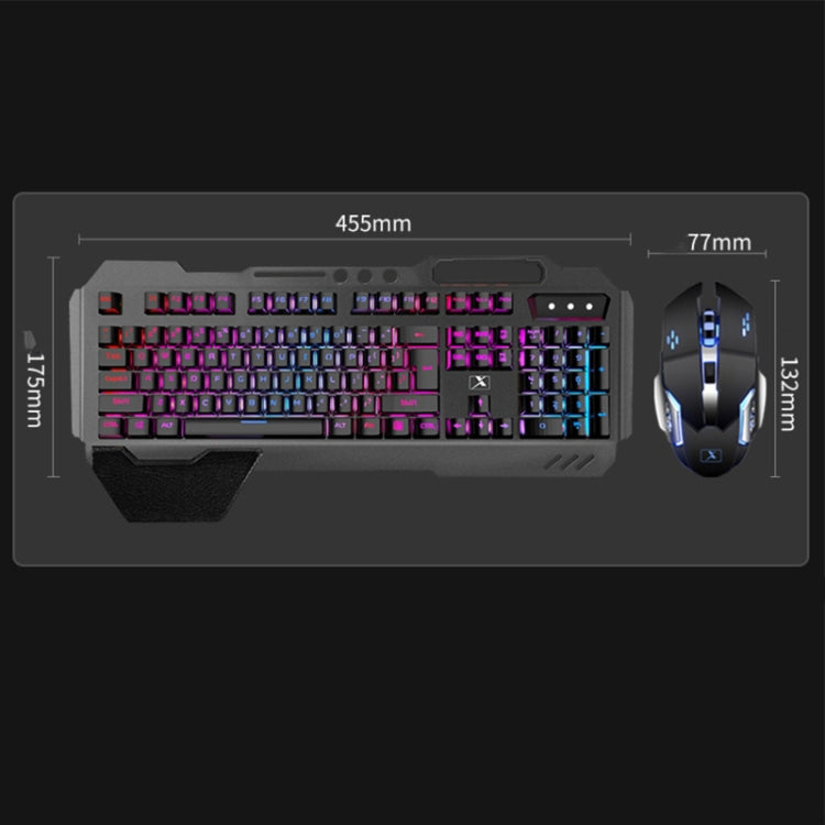 K680 RGB Rechargeable Gaming Wireless Keyboard and Mouse Set(White ...