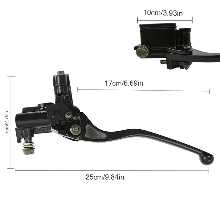 HJ125-2B Motorcycle Hydraulic Disc Brake Pump Front Brake Assembly For ...