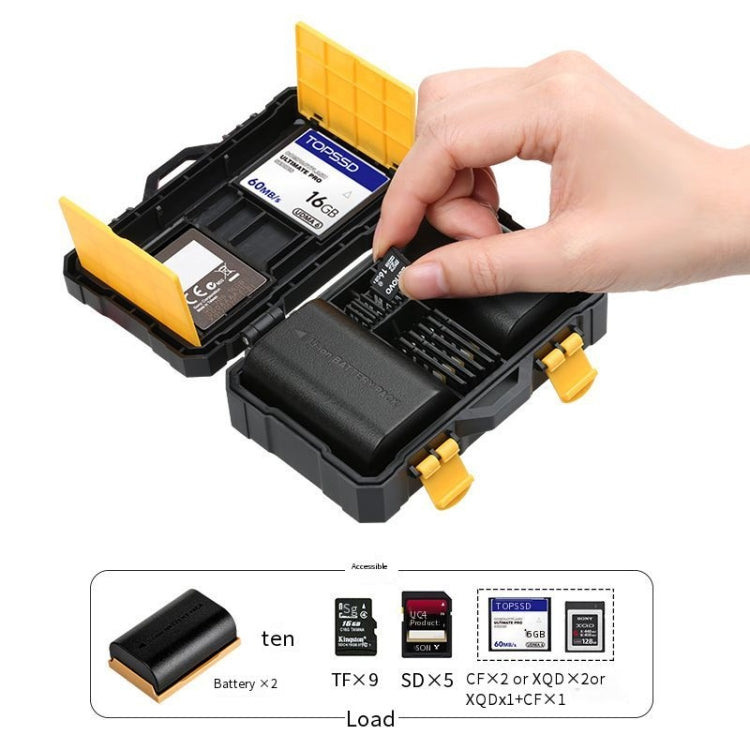 SCB08 Camera Battery Storage Card Protection Box Battery Storage Box(B ...