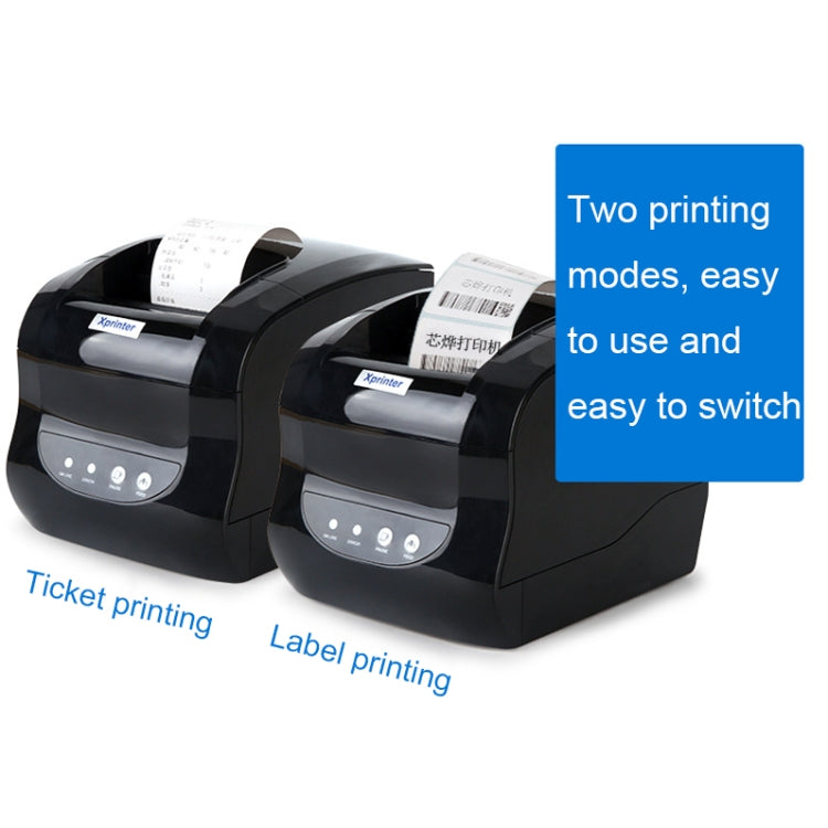 Xprinter XP-365B 80mm Thermal Label Printer Clothing Tag Supermarket B ...