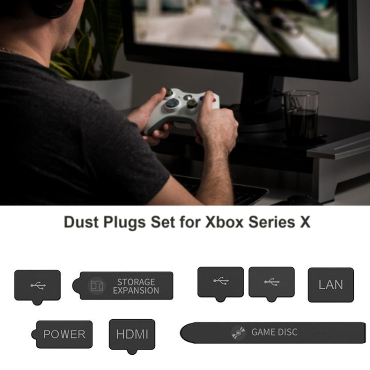 For XBOX Series S/X Host Dustproof Set Dust Plug,Style: Normal Edition ...