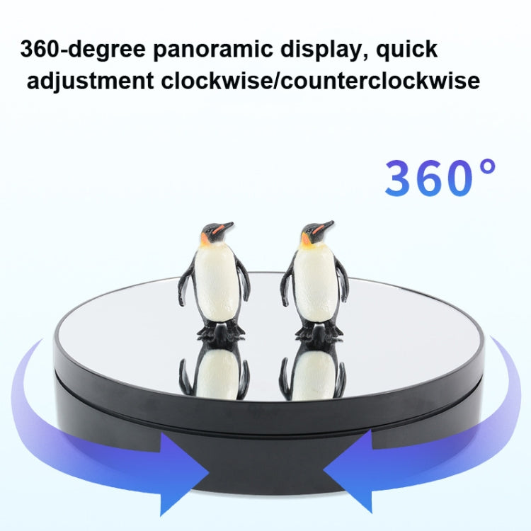 25cm Adjustable Speed Electric Rotating Display Stand Video Shooting P ...