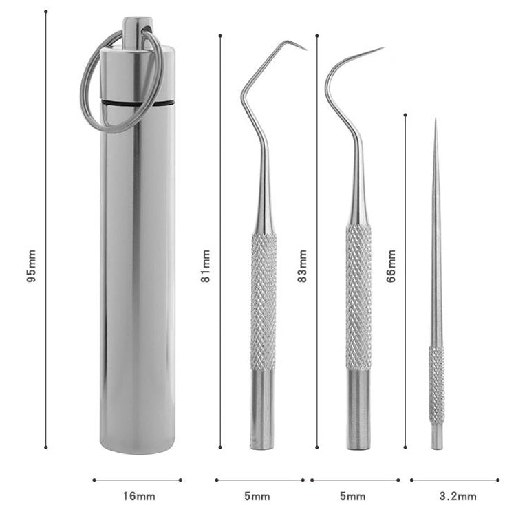 Portable Metal Bending Needle Hook Tooth Signed Tabs Set(Large 3 In 1 ...
