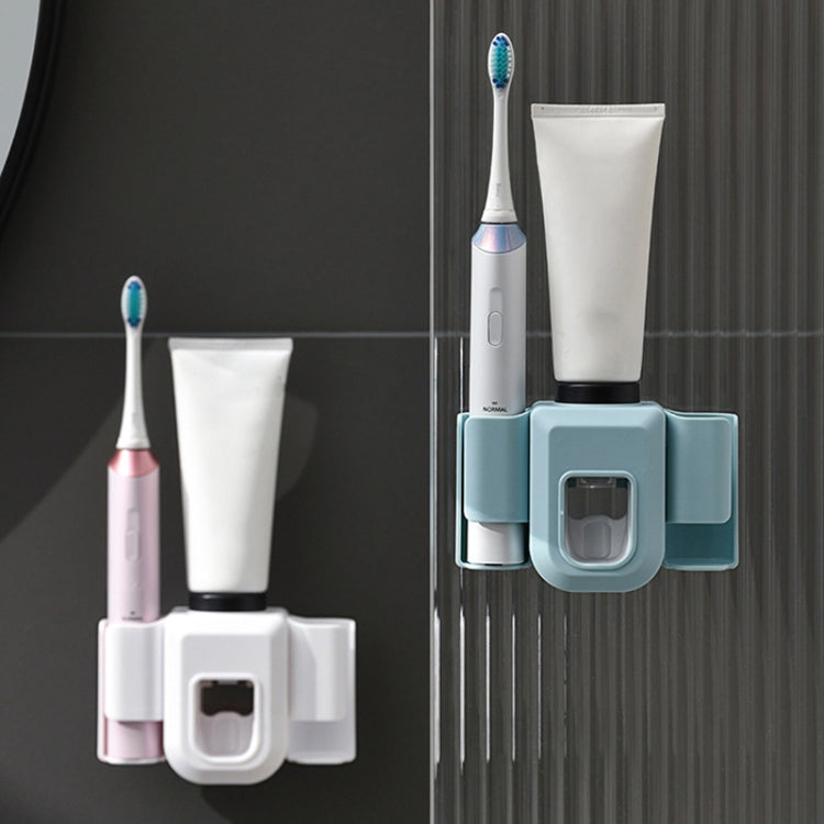 Electric Toothbrush Holder Automatic Toothpaste Squeezer Bathroom Wall ...