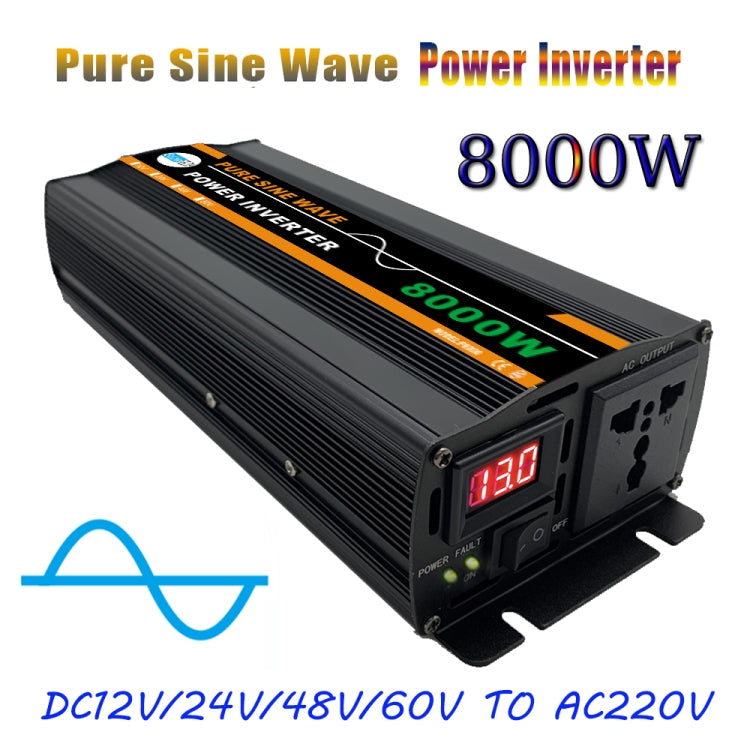 8000W (Actual 1300W) 24V to 220V High Power Car Sine Wave Inverter Pow ...