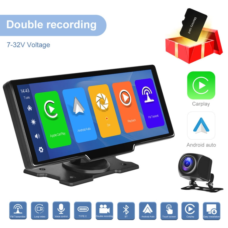 Car 10.26 Inch Portable Wireless CarPlay Display Android Auto Mobile P ...