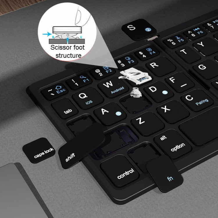 Leather Wireless Bluetooth Keyboard With Touch-Pad Multi-System Extern ...