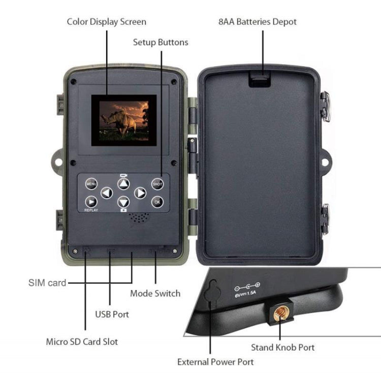 HC-810A 2.7K Outdoor Tracking Camera Infrared Night Vision Monitoring ...