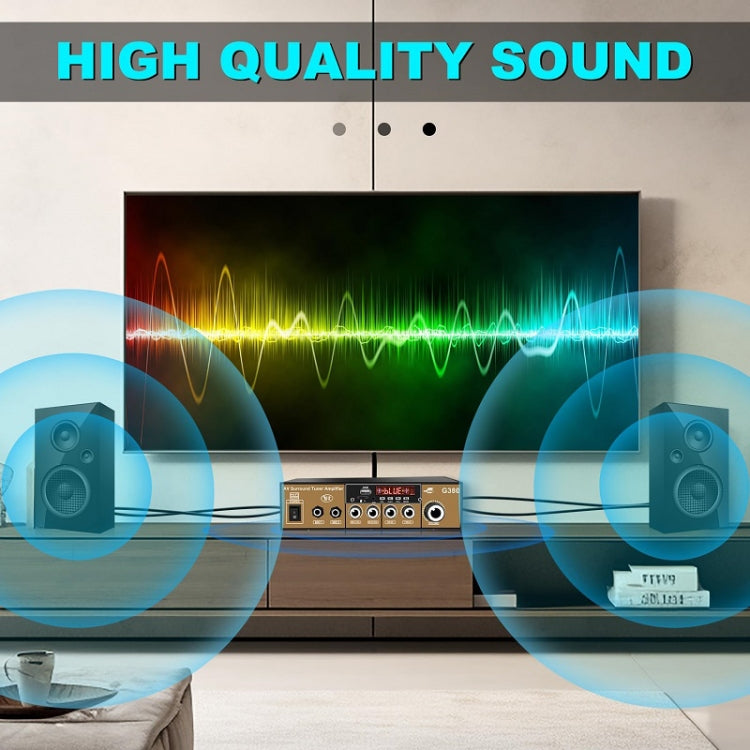 Car High-power Bluetooth Plug-in Card Digital Smart Amplifier(EU Plug ...