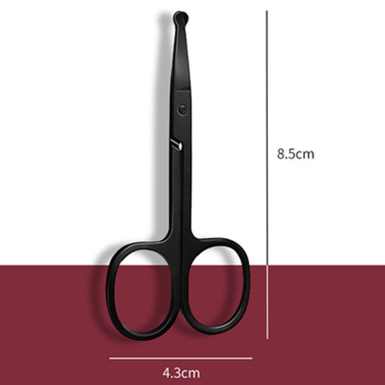 Men Nose Hair Scissor Round Tip Nose Hair Trimmer Manual Trimming Scis ...